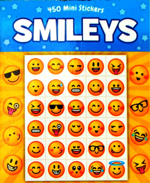 Sticker Books Smileys 450 Mini Stickers (F01D30) - Craft Vault