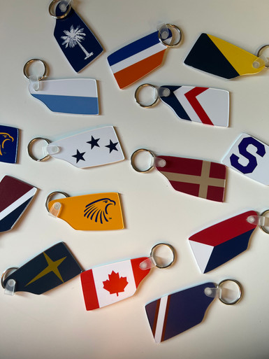 Crew Team Rower's Key Chain