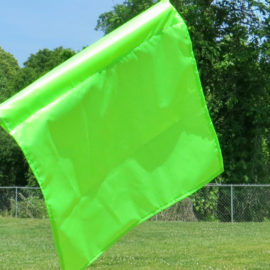 Referee Flag - green Aligner's flag