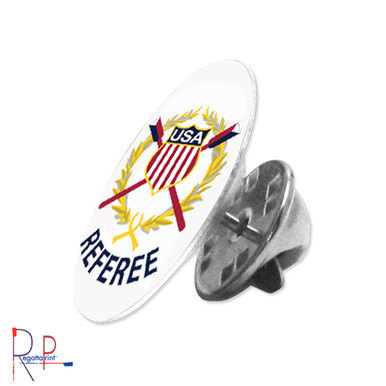 Referee Lapel Pin - circular