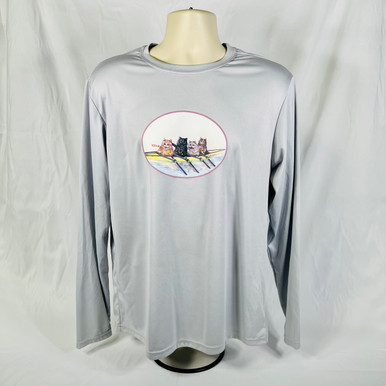 Performance Long Sleeve Tee - Rowing Cats