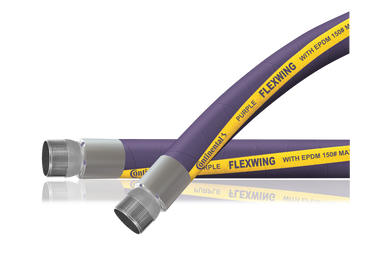 Purple Flexwing EPDM Hose Assembly (Stainless Male x Male NPT)