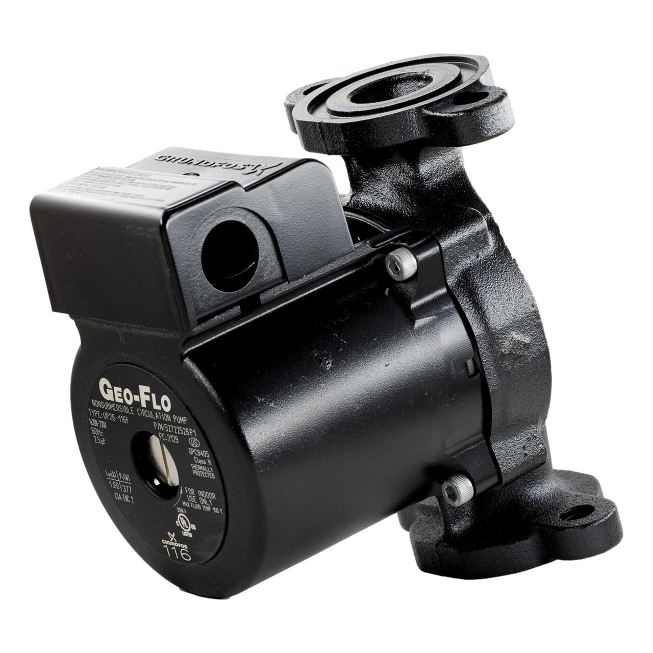 Grundfos Pump UP26-116 Single Speed No Volute | Geo-Hydro