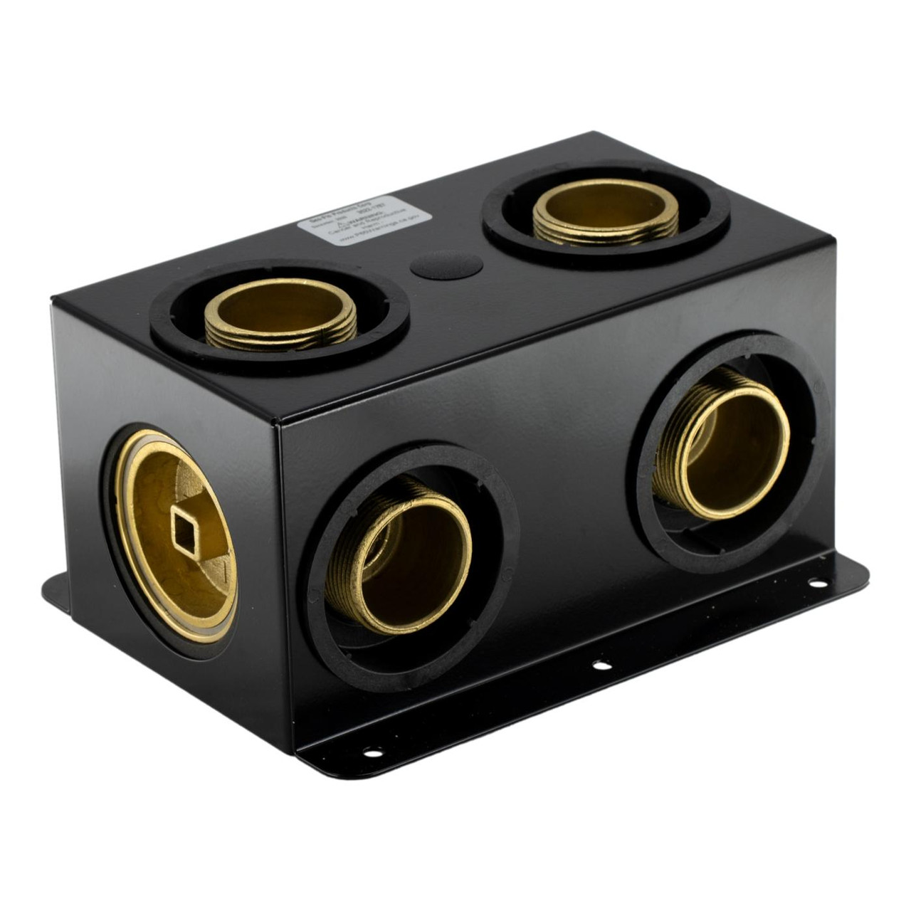 Valve Box double brass valves Flo-link - Geo-Hydro Supply, Ltd.