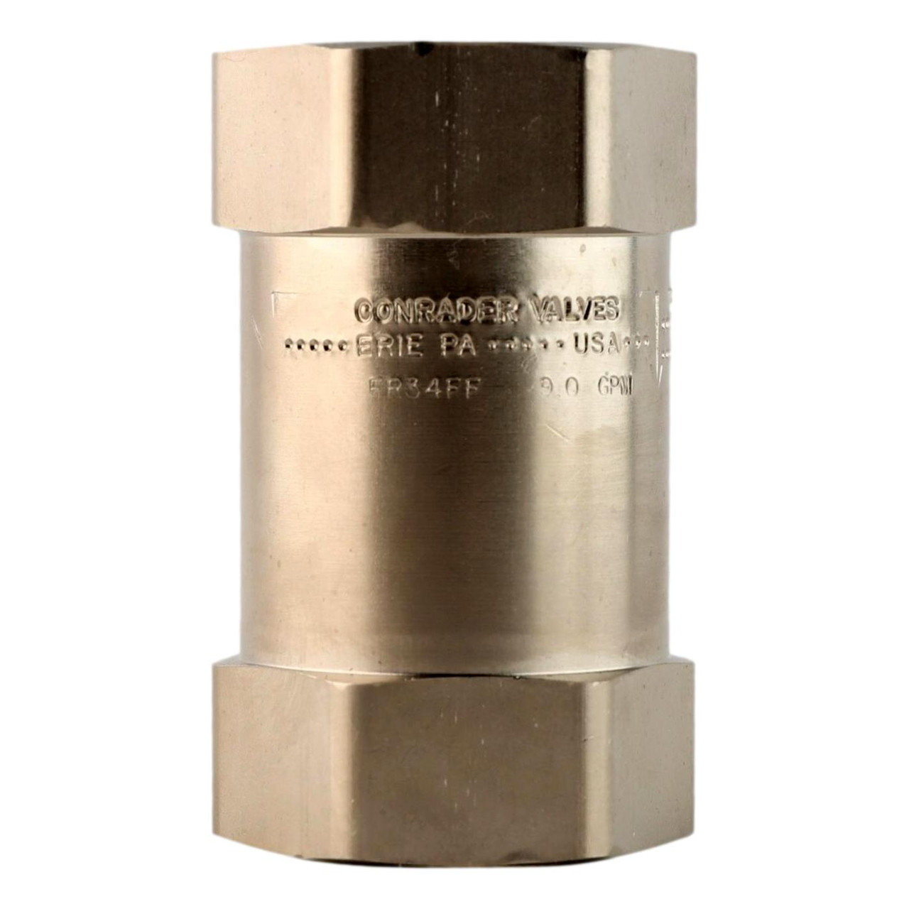 Brass/Stainless Steel Flow Regulator - 9.0 GPM - 3/4" Female Pipe ...