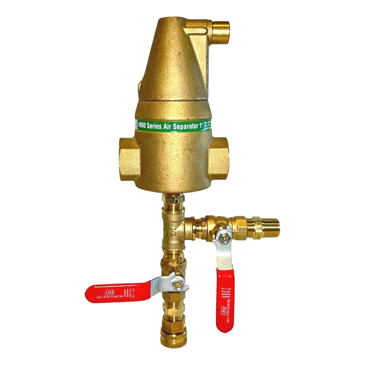 1" FPT X 1" FPT Air Separator | Geo Hydro Supply