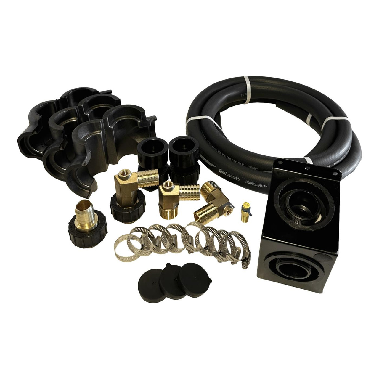 NP+ Hose Kit With 3-Way Valve, 1" Swivel for Heat Pumps