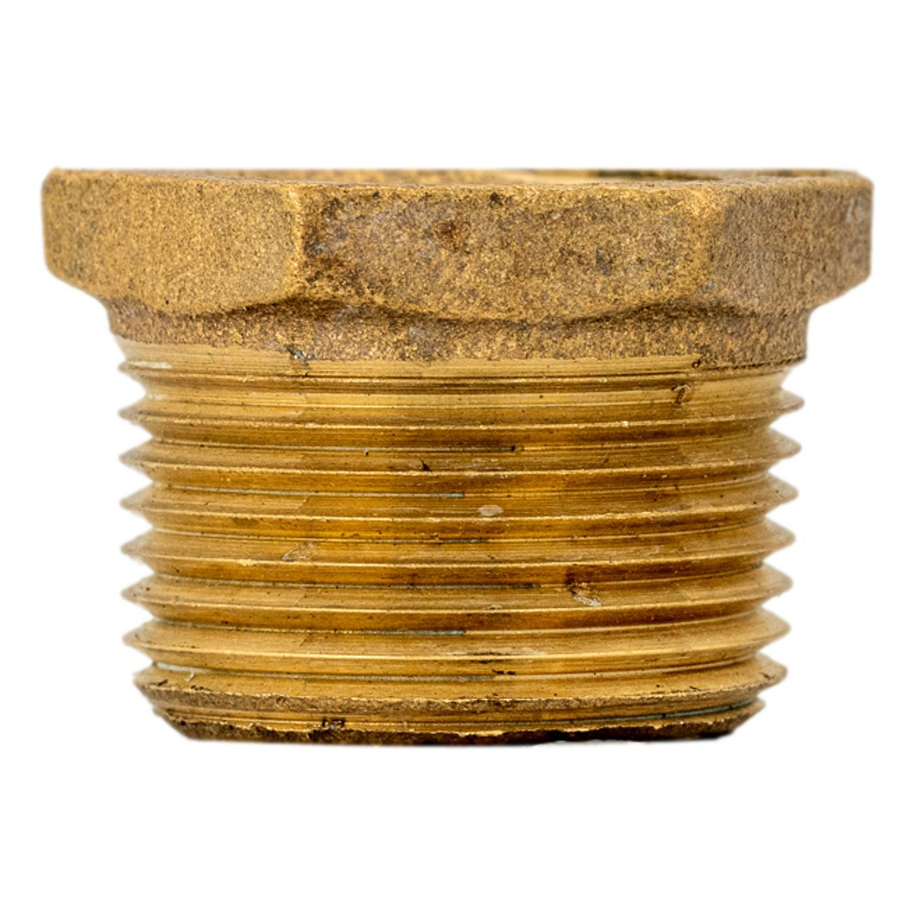 Bronze Threaded Bushing 1" Male Pipe Thread 3/4" Female