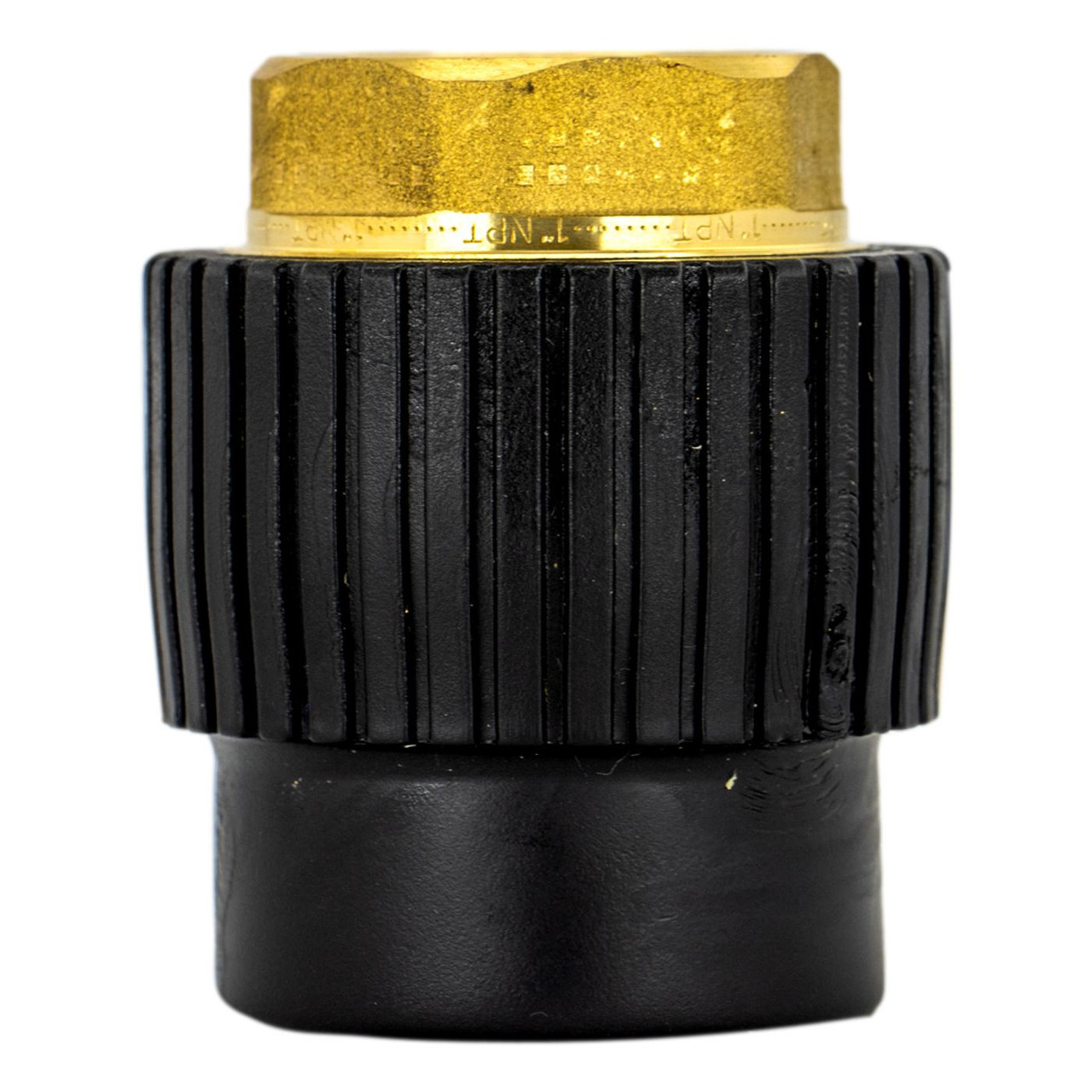 Socket Fusion Brass Adapter - 1" PE Fusion x 1" Female | Geo-Hydro Supply