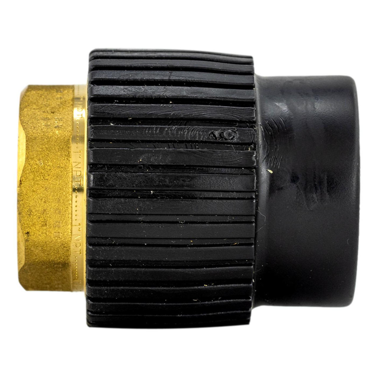 Socket Fusion Brass Adapter - 1" PE Fusion x 1" Female | Geo-Hydro Supply