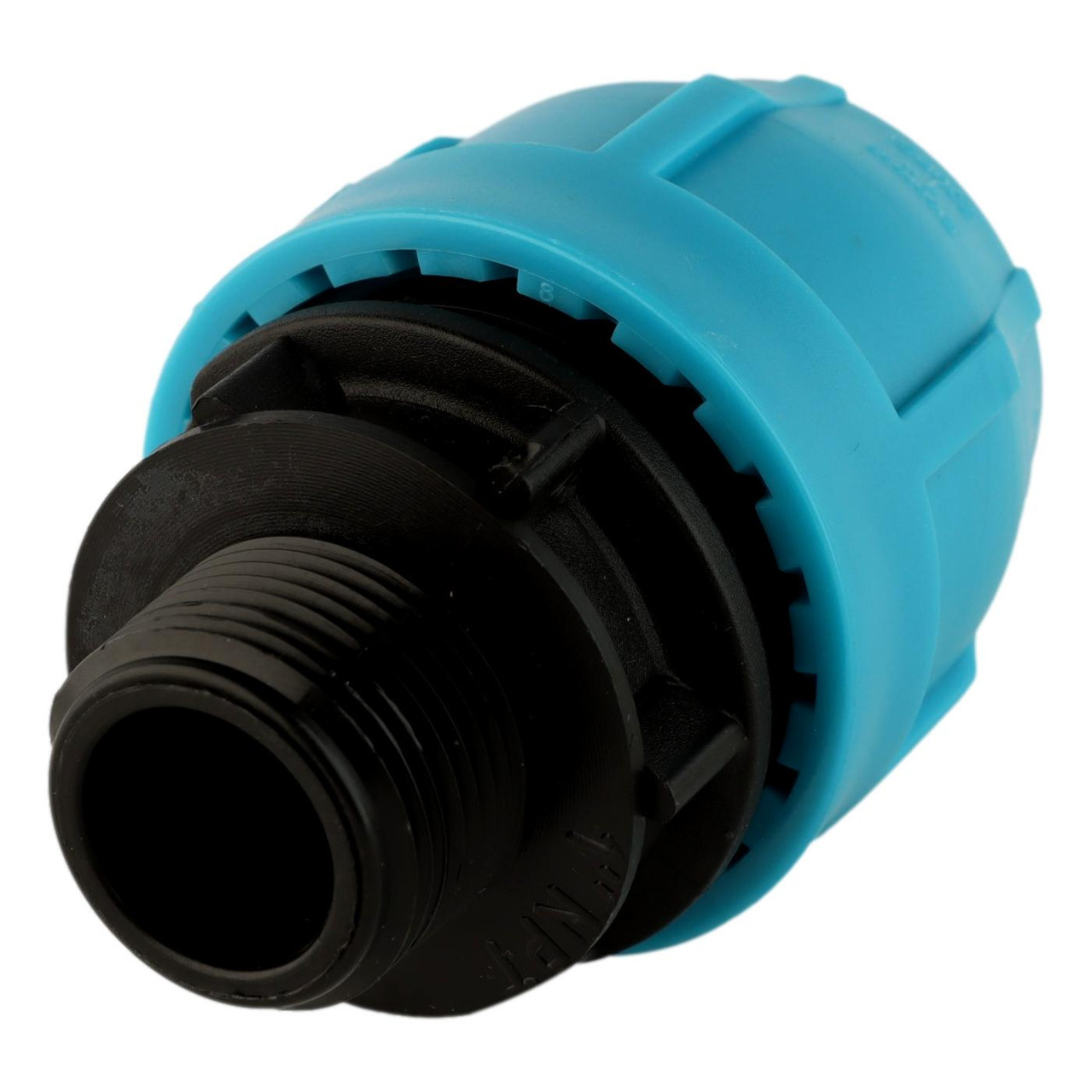 Compression Male Adapter - 1" PE x 1" MPT | Geo-Hydro Supply