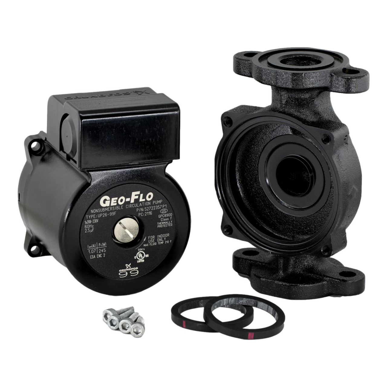 Grundfos Pump - UP26-99 (Single Speed)