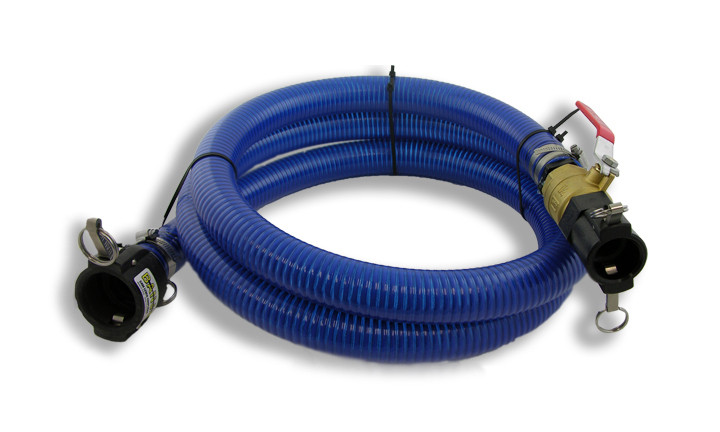 Geothermal Flush Cart with 1-1/2" Hoses and 1-1/4" Ball Valves - 1.5 HP ...