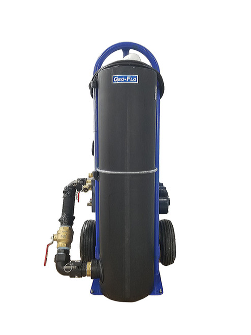 Geothermal Flush Cart with 1-1/2" Hoses and 1-1/4" Ball Valves - 1.5 HP ...