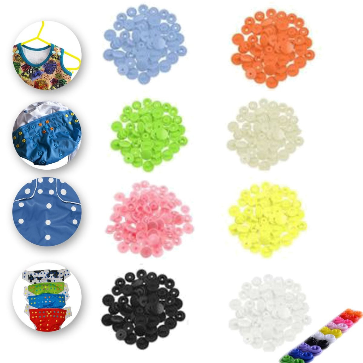 Buy Studs, Snaps & Poppers For Clothes, Sewing and Leatherwork ...