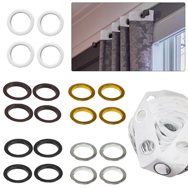 40mm Plastic Curtain Eyelets With Curtain Tape - Trimming Shop