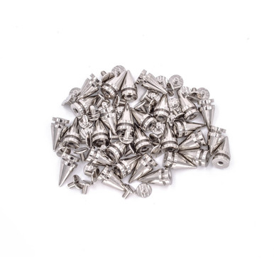 7mm x 14mm Tree Shaped Punk Studs - 50pcs - Trimming Shop