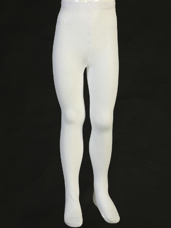 First Communion White Opaque Tights