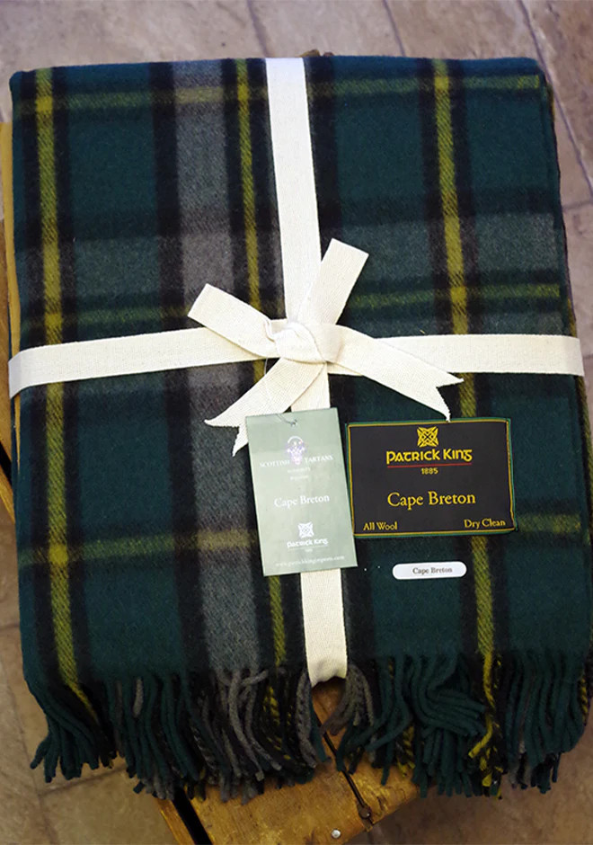 Patrick King Woolens Throw -Cape Breton Tartan