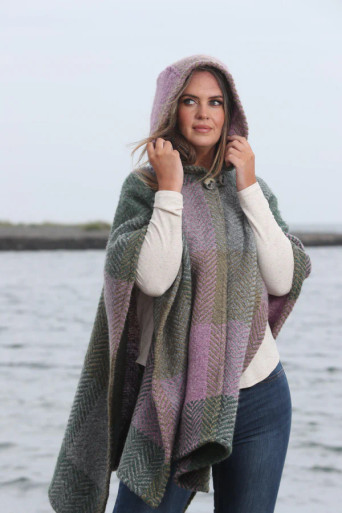 Brannigan Weavers Sara Cape, Loden