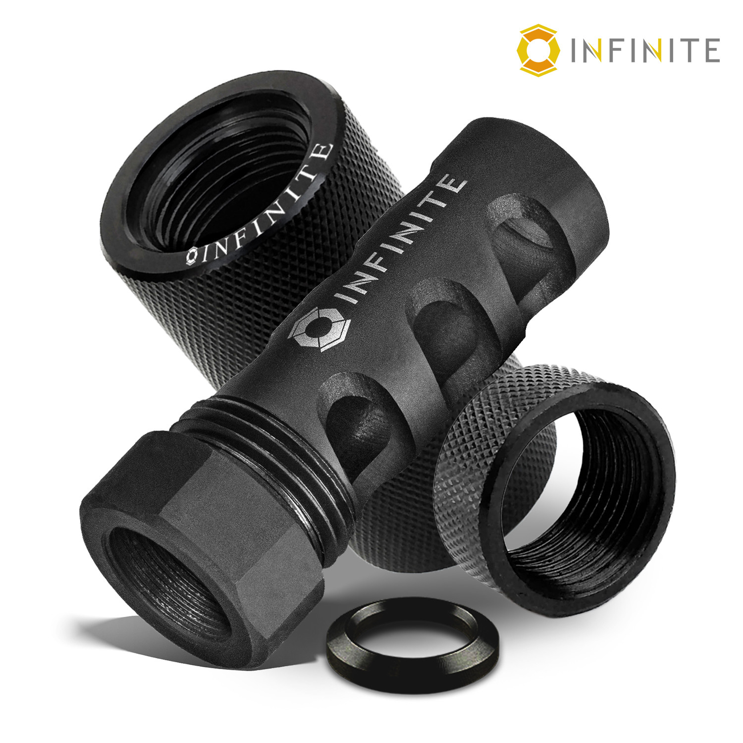 Muzzle Devices - Muzzle Brakes - Infinite Adapter Muzzle Brakes - 13/16 ...