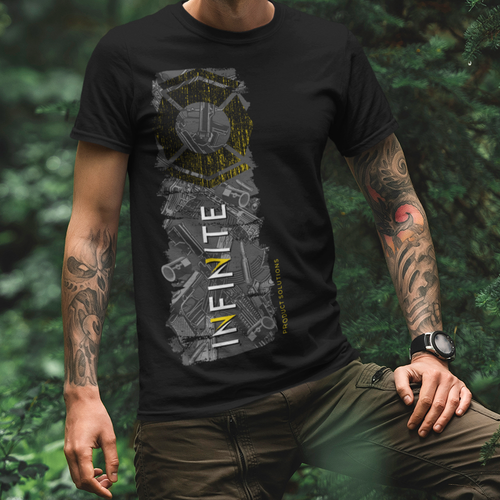 Vertical Infinite Brand - Unisex T-Shirt - Infinite Product Solutions