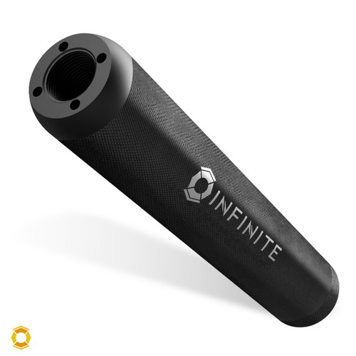 10 inch Knurled Sound Redirect Sleeve w/ Storage Cap + QD Adapter ...