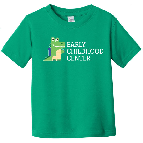 ECC - Green Short Sleeve T-shirt in Children Sizes - Puddle Bear