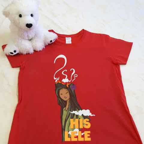 His Lele Adult Shirt - Puddle Bear