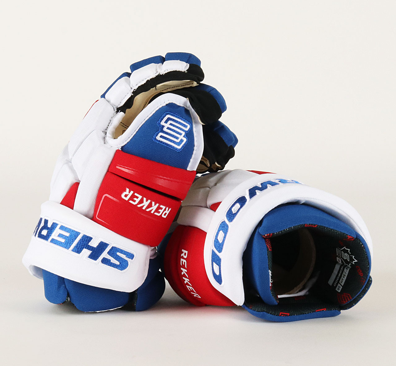 13" Sherwood Rekker Legend 1 Gloves - Team Stock New York Rangers - Pro ...