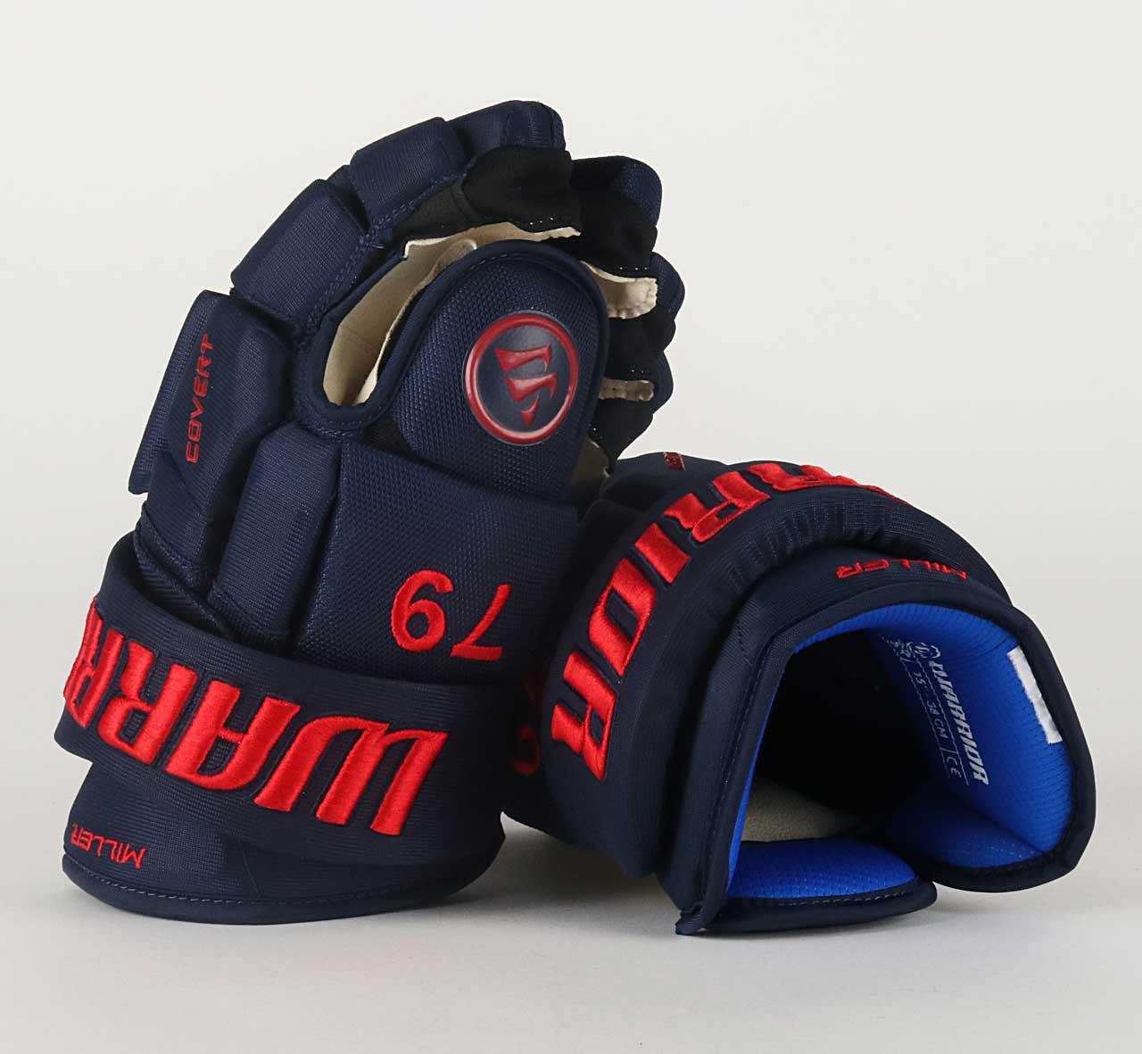 15" Warrior Covert QR5 Pro Gloves - K'Andre Miller New York Rangers ...