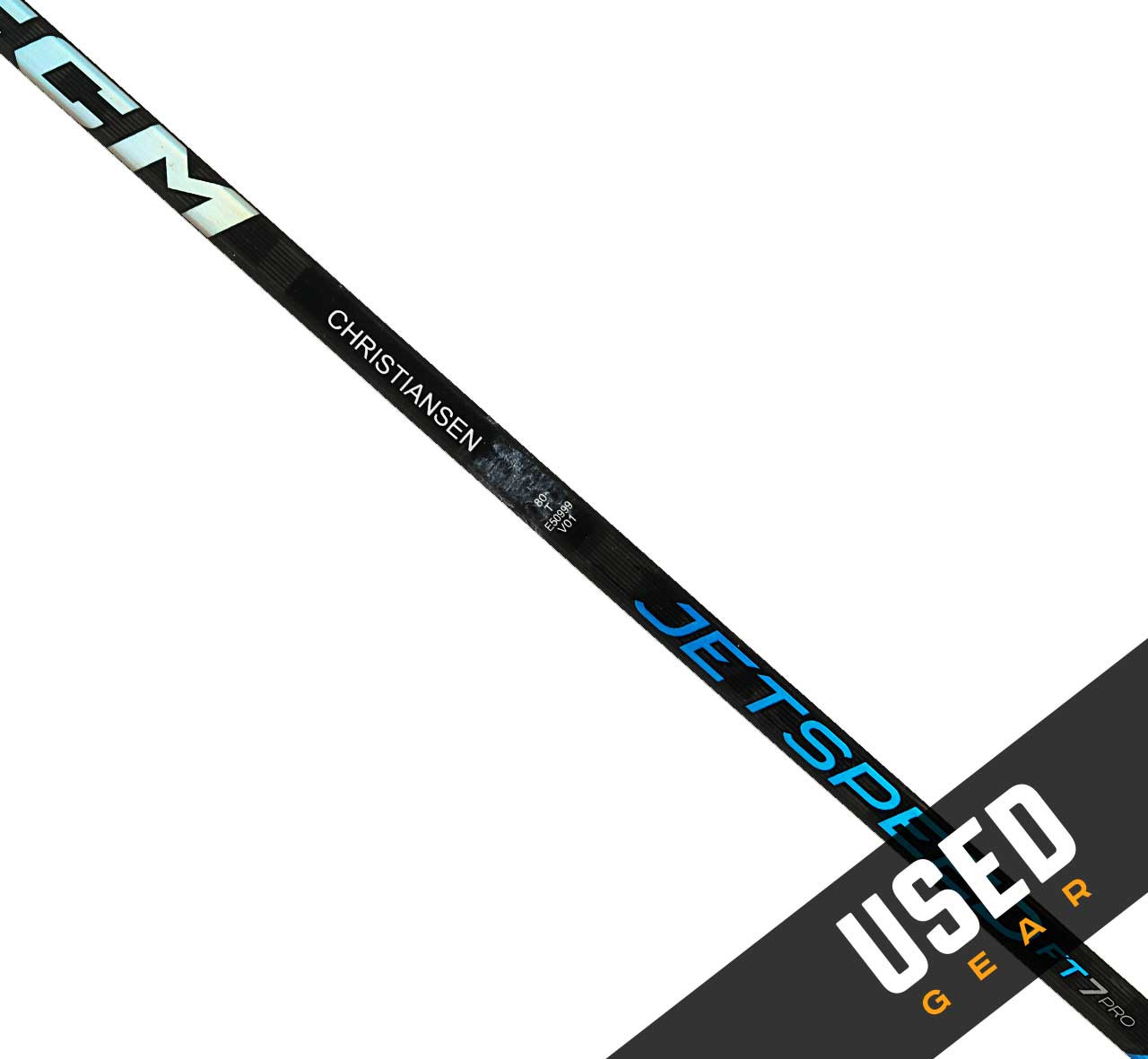 Left - Jake Christiansen Jetspeed FT7 Pro 80 Flex Stick - Pro Stock Hockey