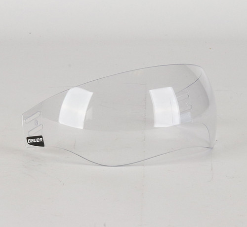 Bauer 55P Notch Cut Clear Clear Visor #2 - Pro Stock Hockey