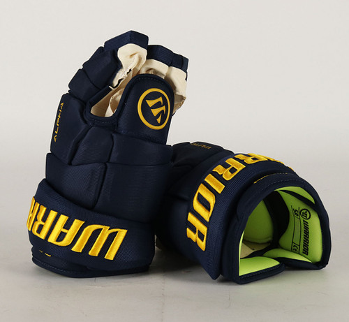 14" Warrior Alpha DX Pro Gloves - Team Stock Team Sweden - Pro Stock Hockey