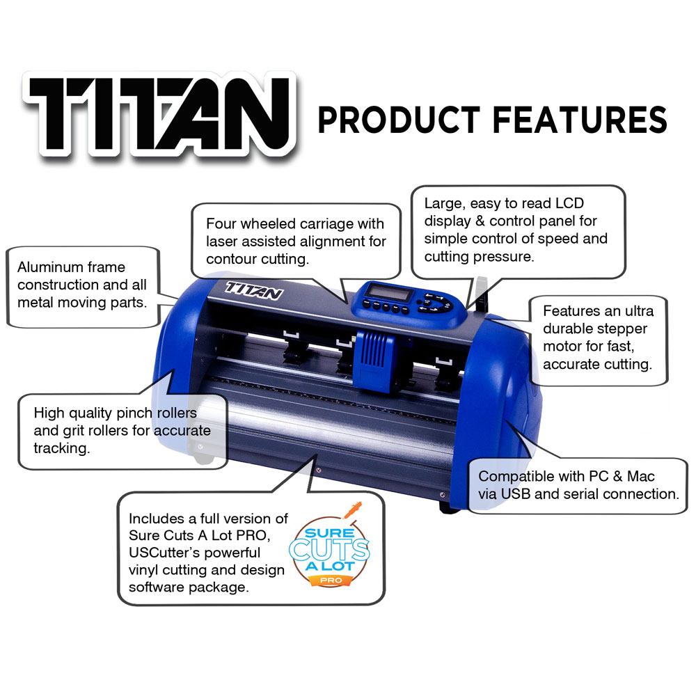 Refurbished 15" Table TITAN Vinyl Cutter