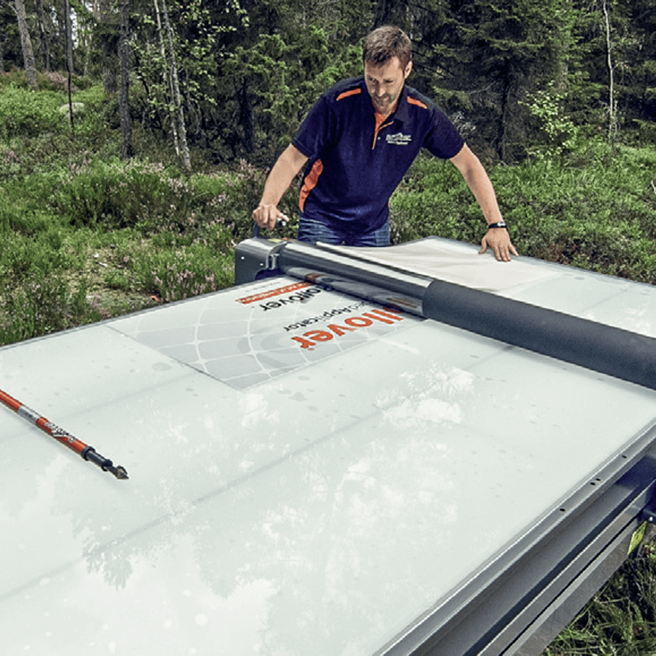 Rollover Flexi Flatbed Applicator Table