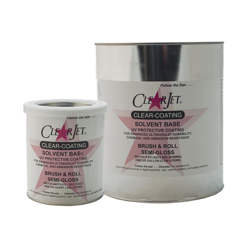 CLEARJET Original Semi-Gloss Satin Finish for Brush Roller Application ...