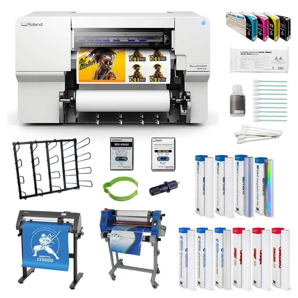 Roland 20" Desktop Inkjet Printer/Cutter - VersaSTUDIO BN2-20 Die-Cut ...