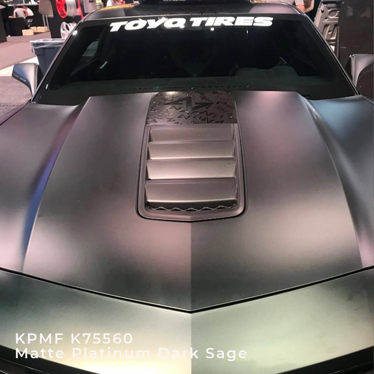KPMF K75400 Series Matte Platinum Dark Sage Vinyl Vehicle Wrap (K75560)