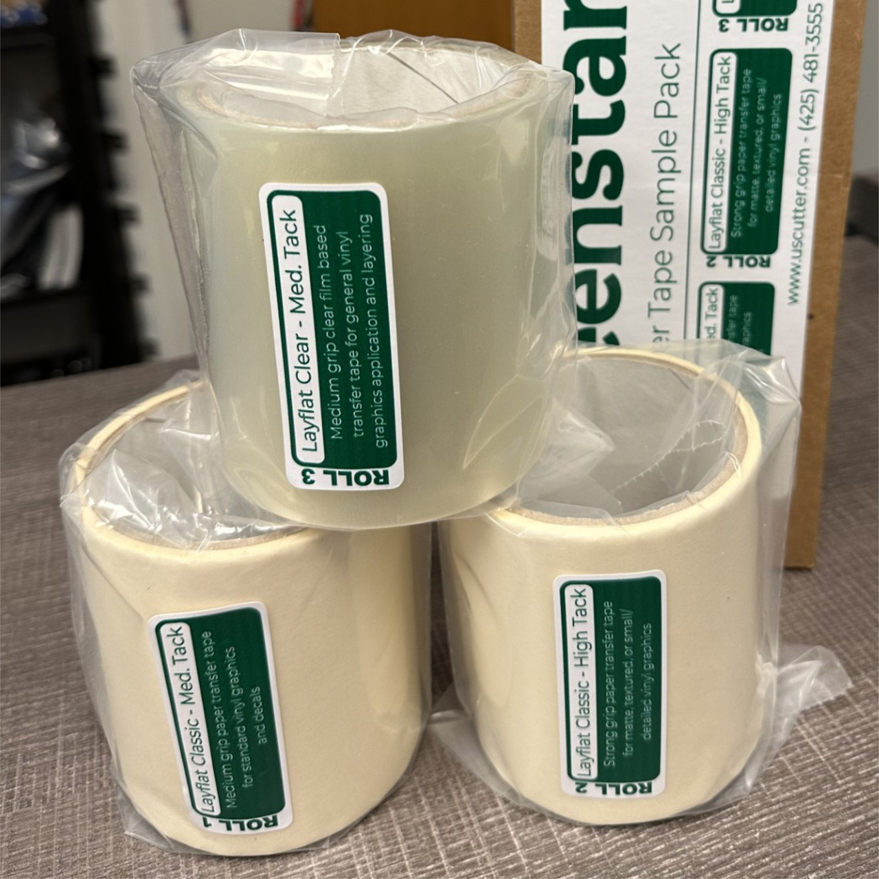 Greenstar Application Tape Sample Kit – 4" x 11yd Rolls