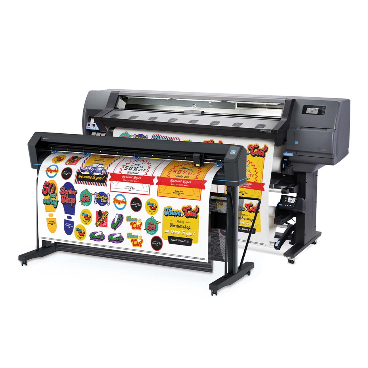 HP Latex 335 Print & Cut Plus Solution - 64" Wide Format Printer ...