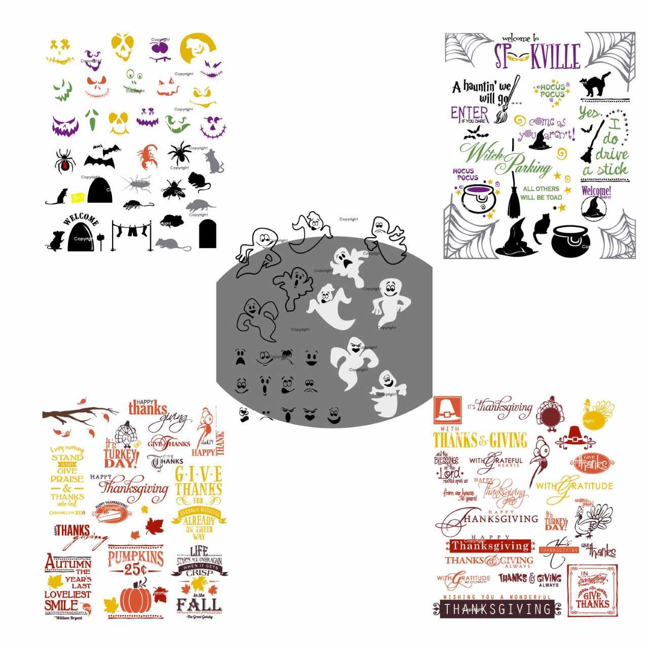 Holiday Clipart USB Package, Vector Art Images for Year Round Events ...