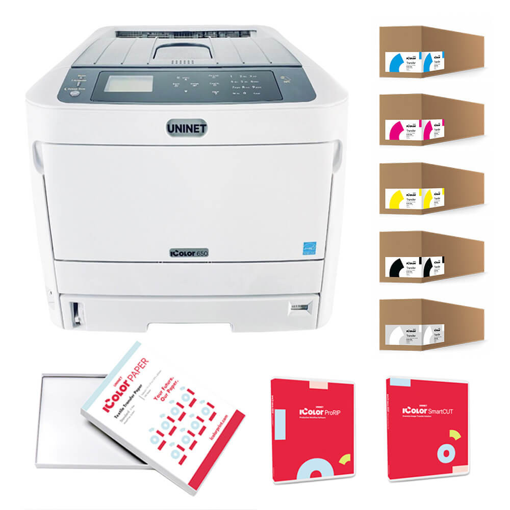Uninet iColor 650 Digital Color + White Media Transfer Printer ...
