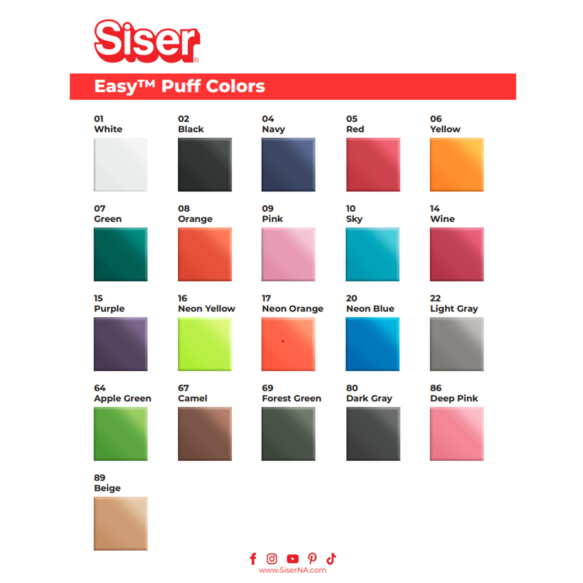 12 SISER Easy Puff Heat Transfer Vinyl 12-siser-easy-puff-heat-transfer-vinyl