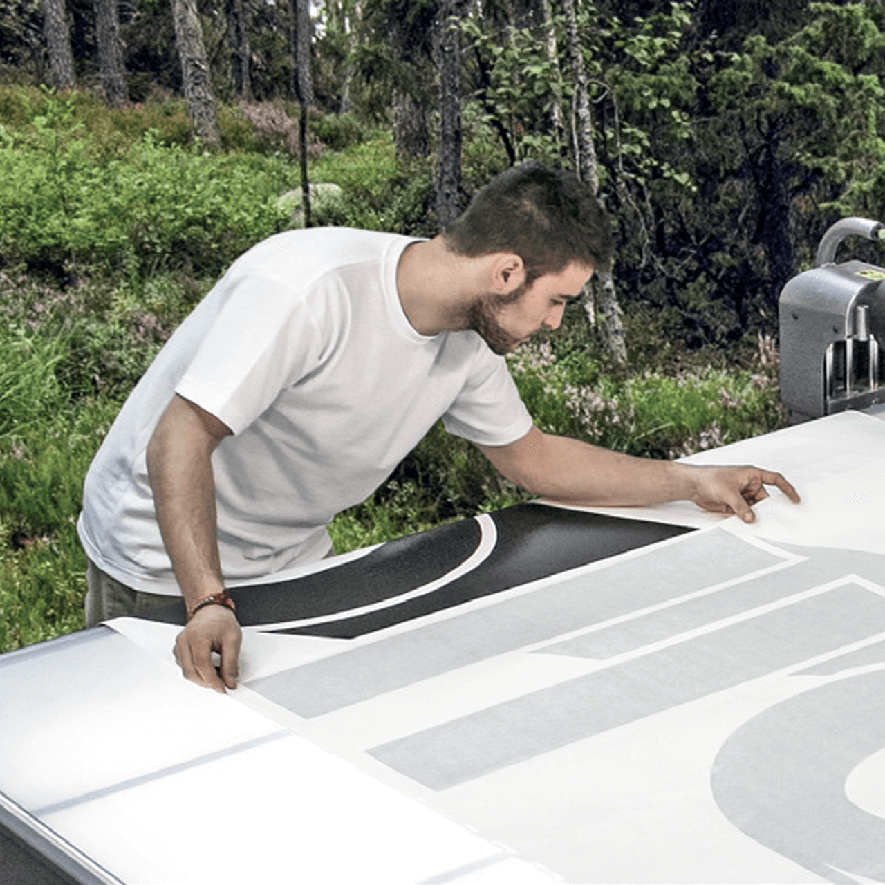 Rollover Classic Flatbed Applicator Table