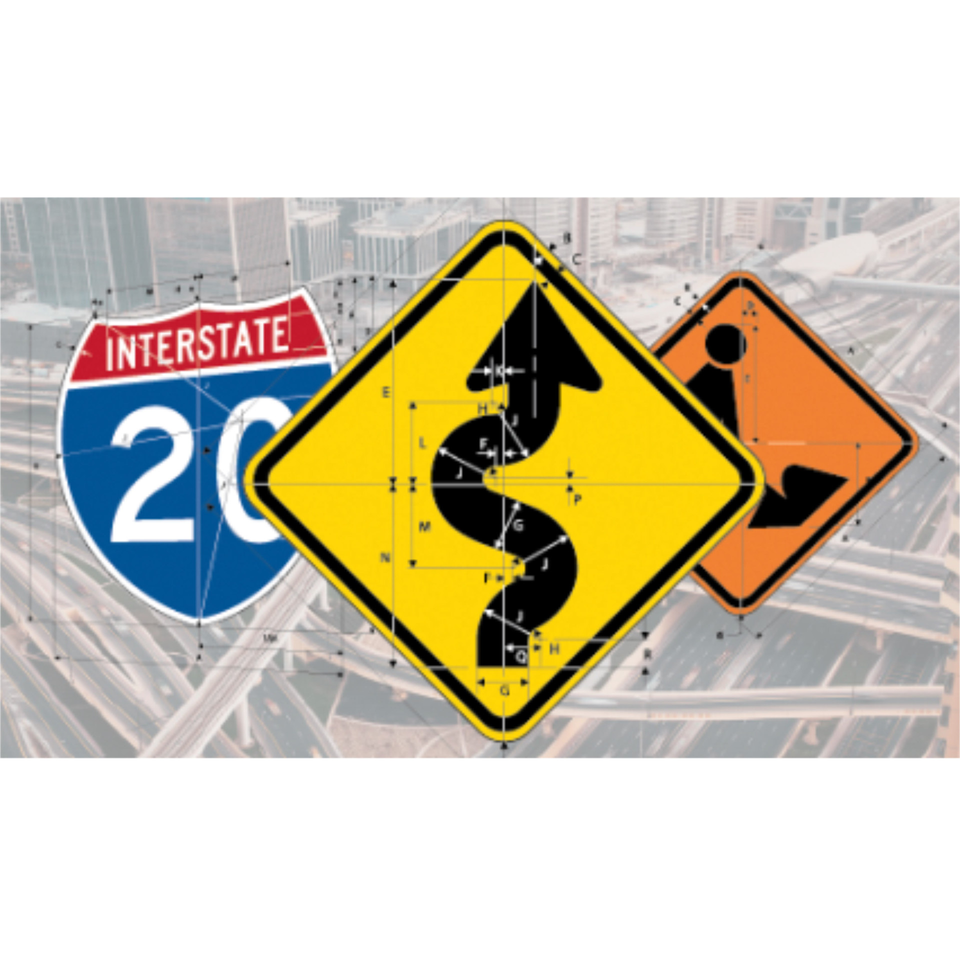 SAi Flexi MUTCD Highway Signs Collection