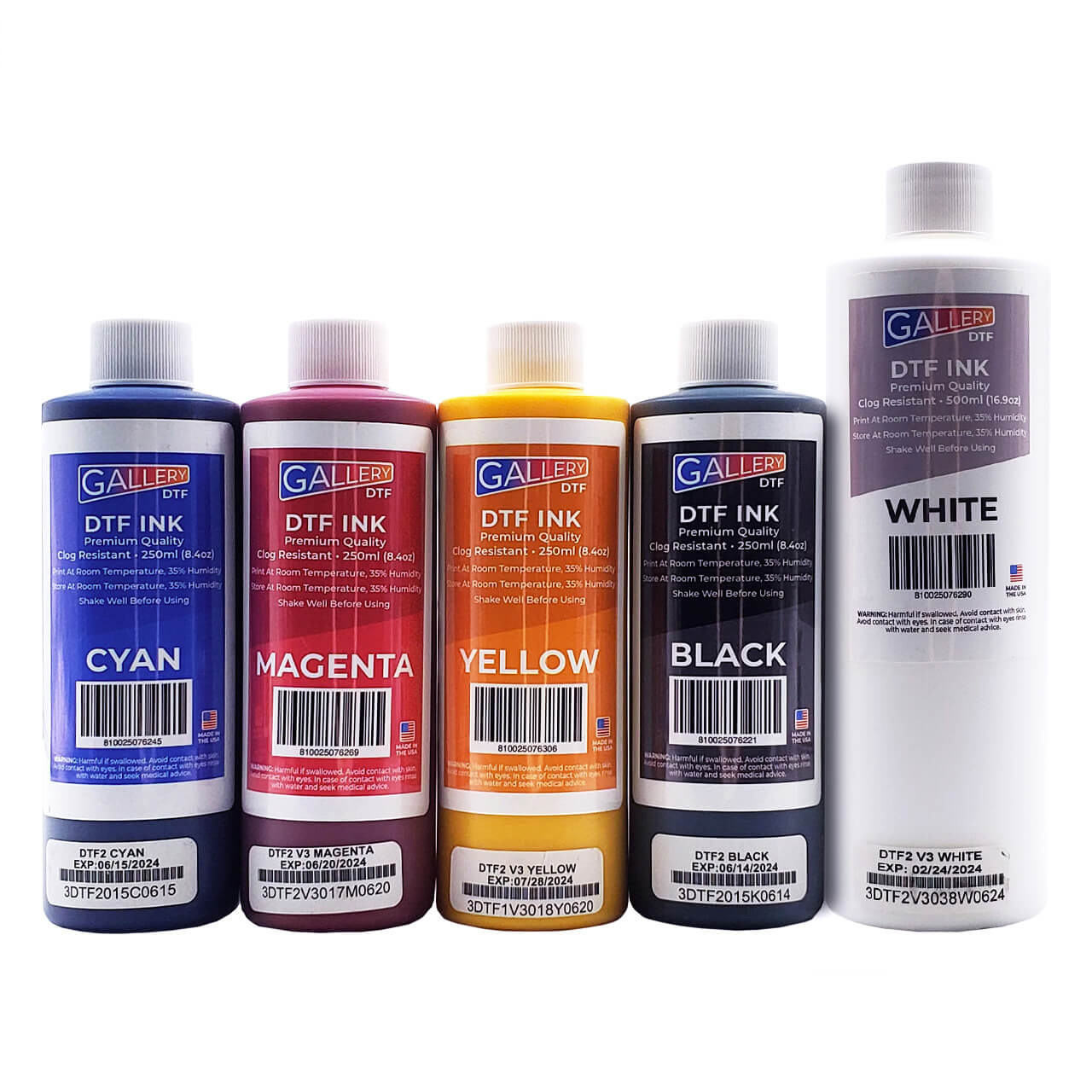 Gallery DTF Inks – Direct to Film Transfer Ink | USCutter