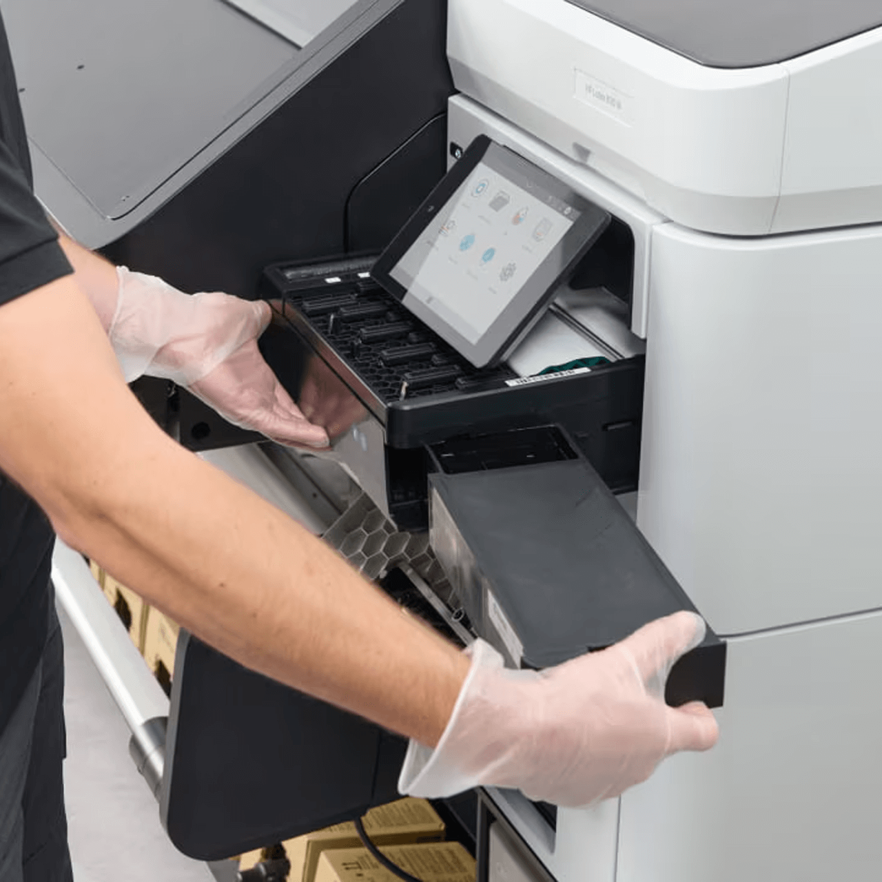 HP Latex 830 W 64" Wide Format Printer with White Ink | High-Volume ...