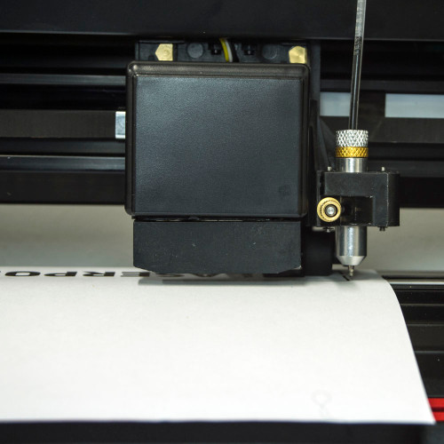 Refurbished 53" LaserPoint 3 Vinyl Cutter with Stand and Catch Basket ...