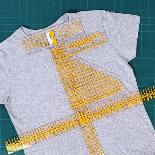 Graphic Alignment System TEE SQUARE IT and LOGOGRID-IT - IN ONE
